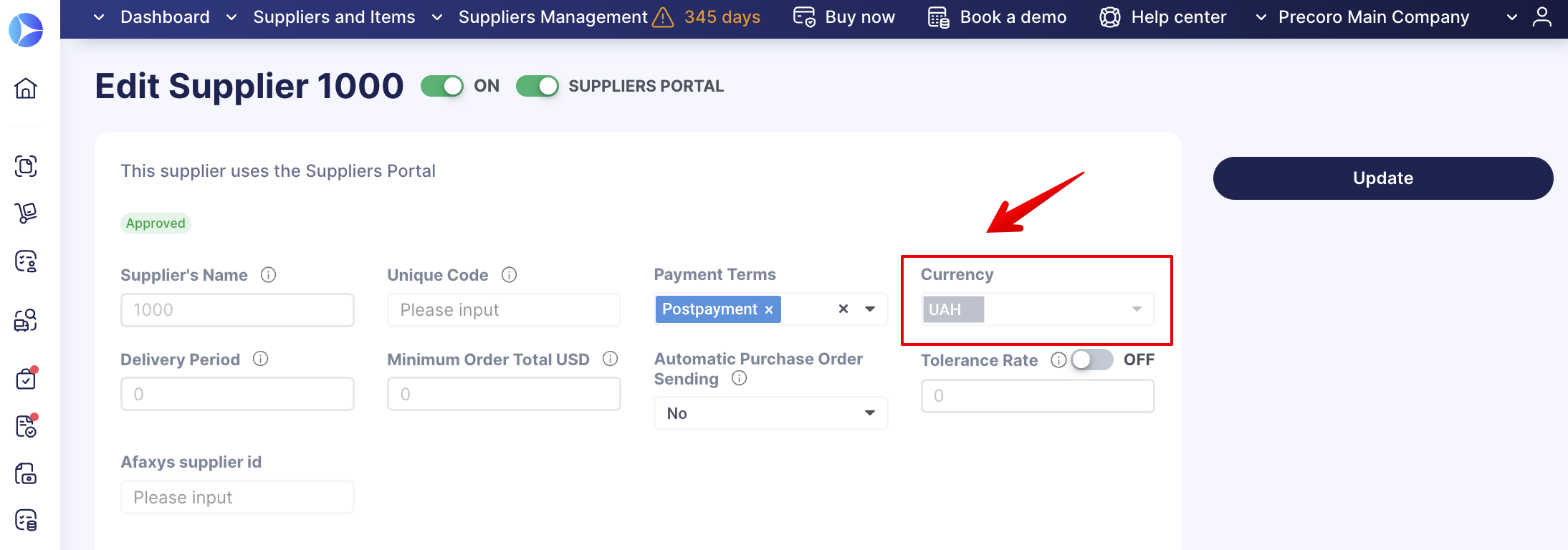 How to Create a Purchase Order for a Foreign Supplier